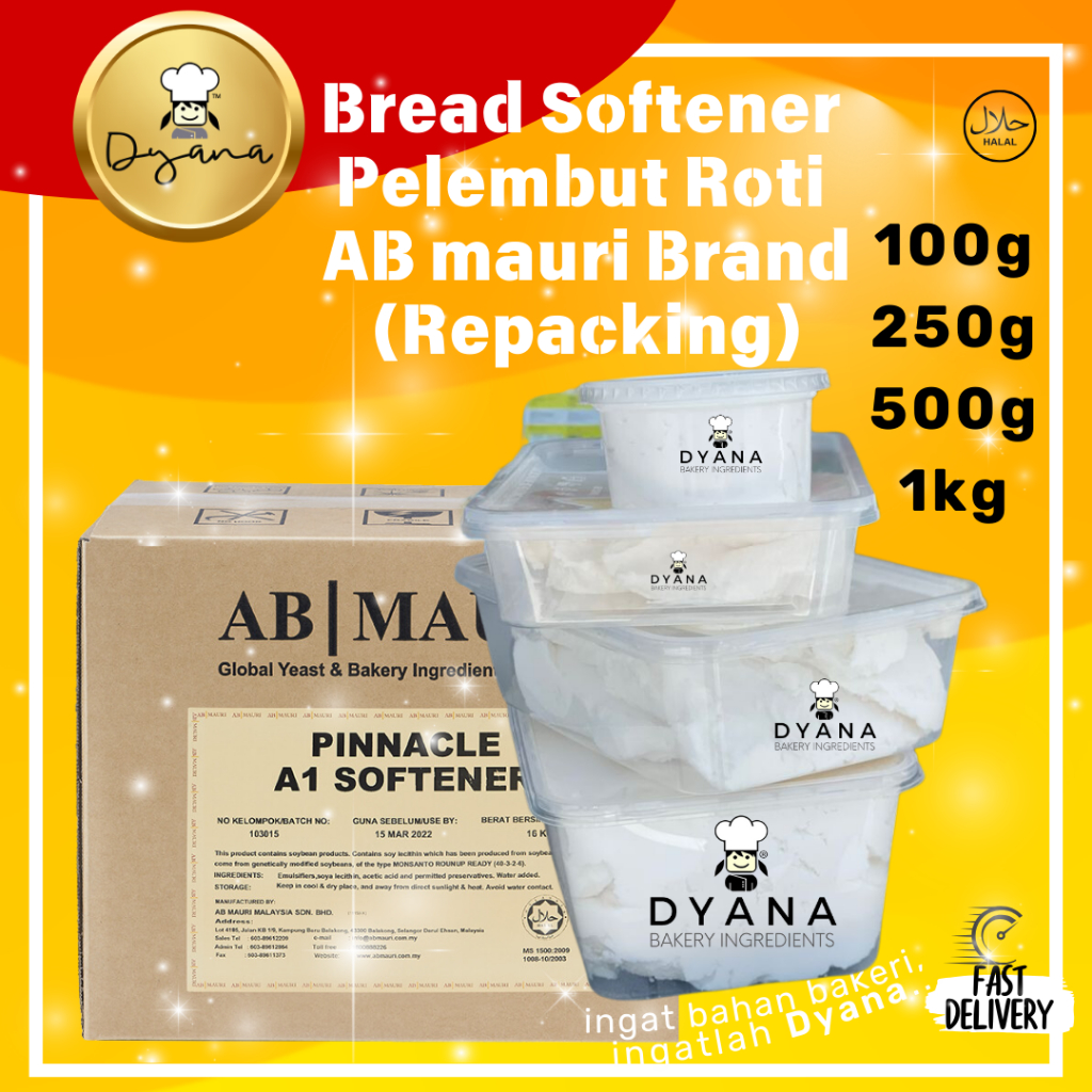 Pelembut Roti | Bread Softener 100g / 250g / 500g/1kg | Shopee Malaysia