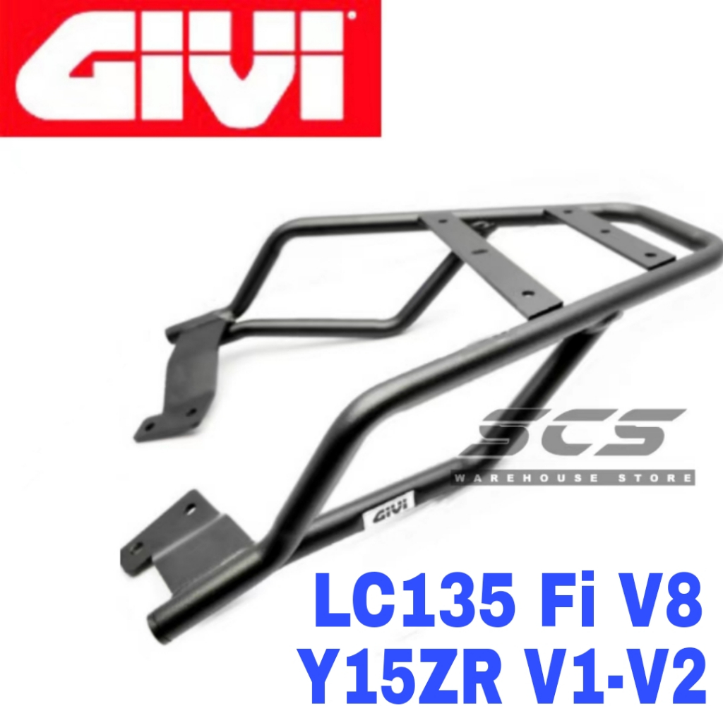 Monorack Givi Yamaha Y15ZR V1 V2 LC135 V8 Fi Advance Rack 100% Original GIVI Accessories Motor ...