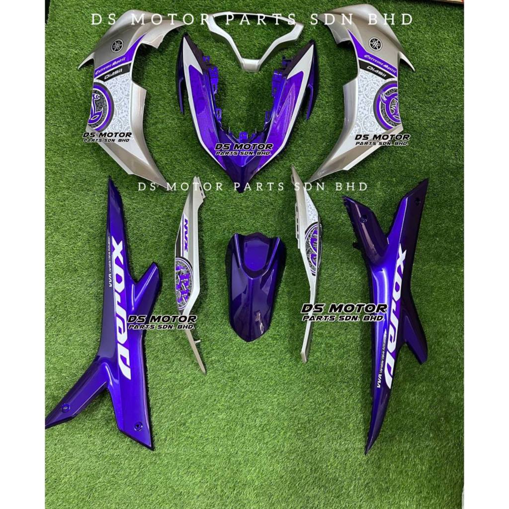 COVER SET NVX V2 PURPLE BATIK | Shopee Malaysia