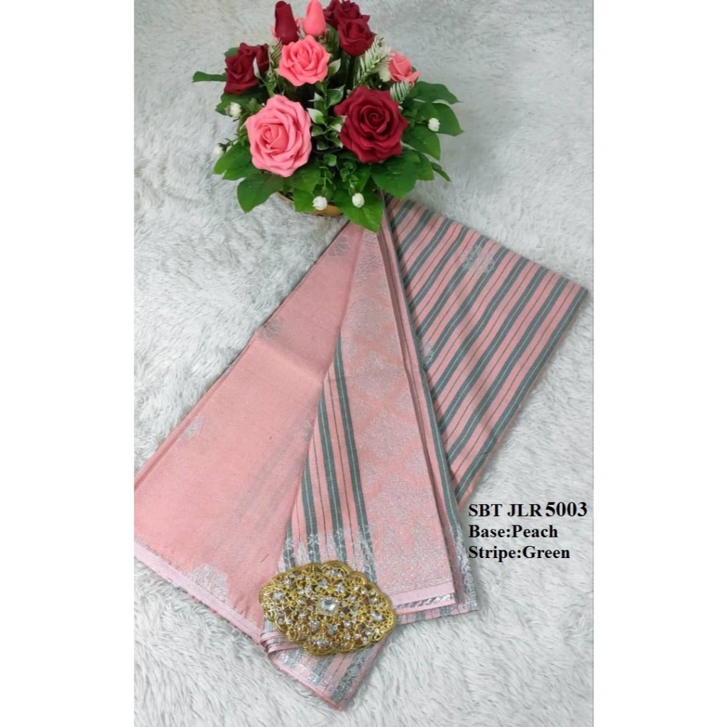 Songket Republik Songket Bunga Tabur Jalur Kain Pasang Tenun Asli ...