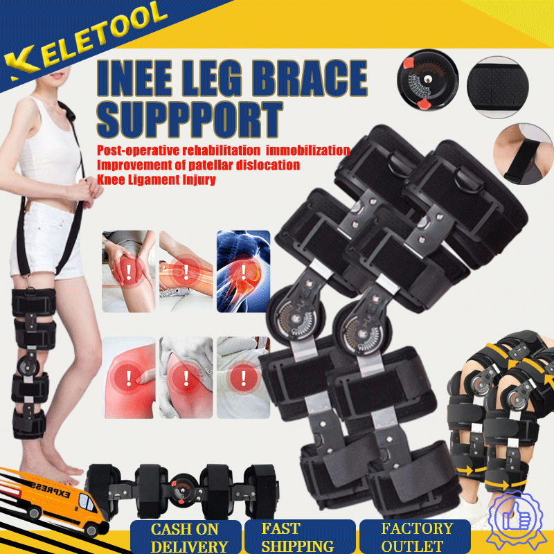 Stabilizer Knee Leg Brace Support Adjustable knee brace with lateral stabilizer pads Support ...
