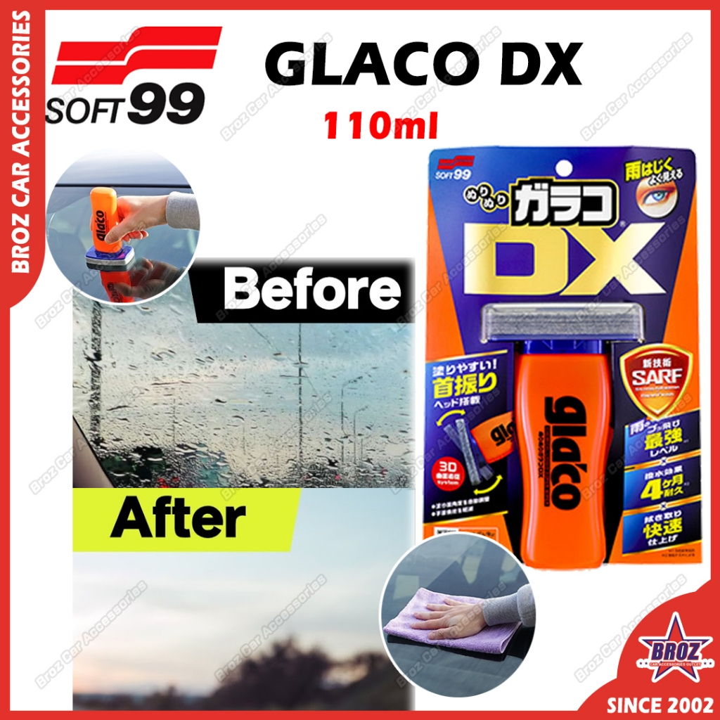 Soft 99 Soft99 Glaco DX Glass & Mirrors Water Rain Repellents Coating Original 110ml Cecair ...