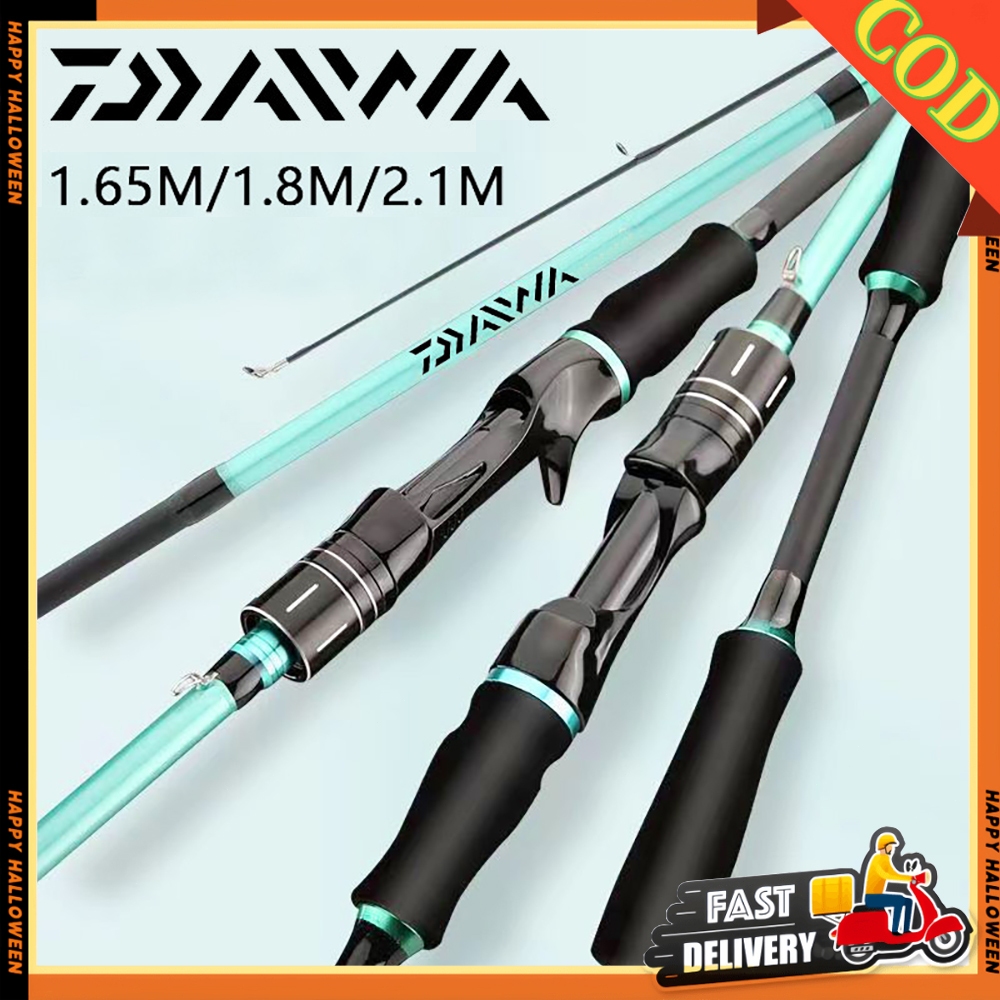 DAIWA Rod M Power Fishing Rod Solid Carbon Rod Spinning Rod Casting Rod Joran Pancing bc Rod ...