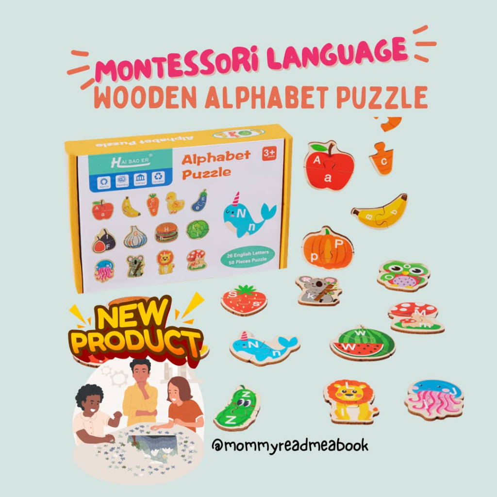 Montessori Language Alphabet Sorting Uppercase and Lowercase Letter ...