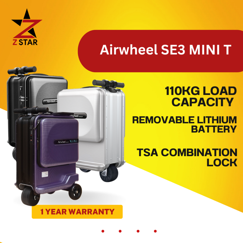 Airwheel SE3 MINI T (26L) Ridding Travel Electric Luggage | Shopee Malaysia