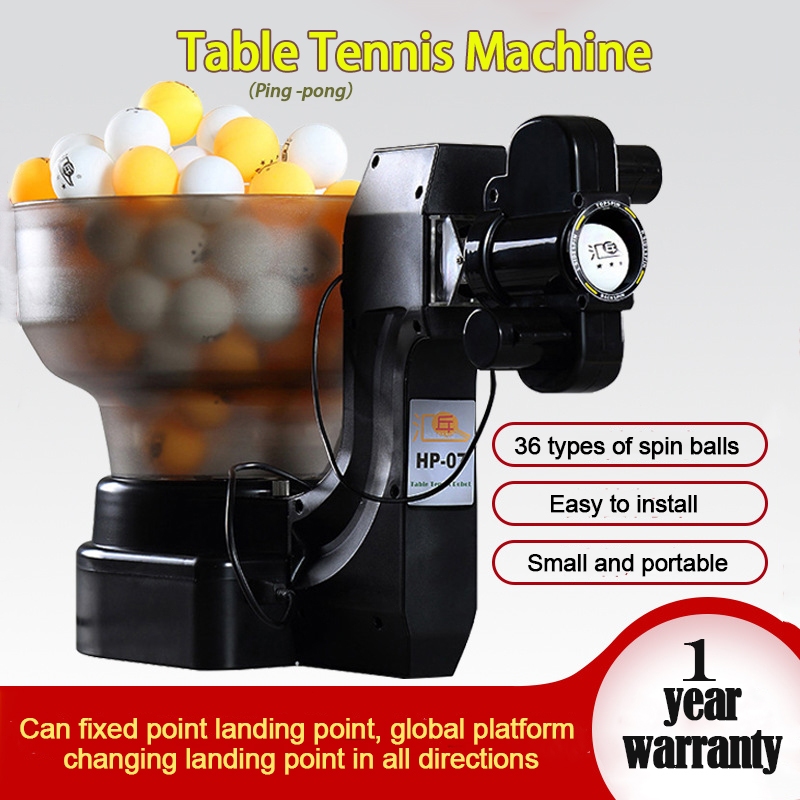 Table Tennis Machine Home Training Automatic ping pong training 乒乓球训练器 ...