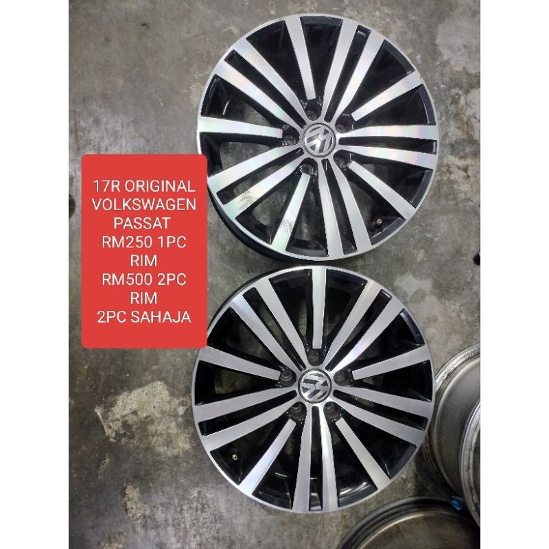 USED SPORT RIM 17 INCH VOLKSWAGEN PASSAT JETTA GOLF TIGUAN RM250 1PC ...