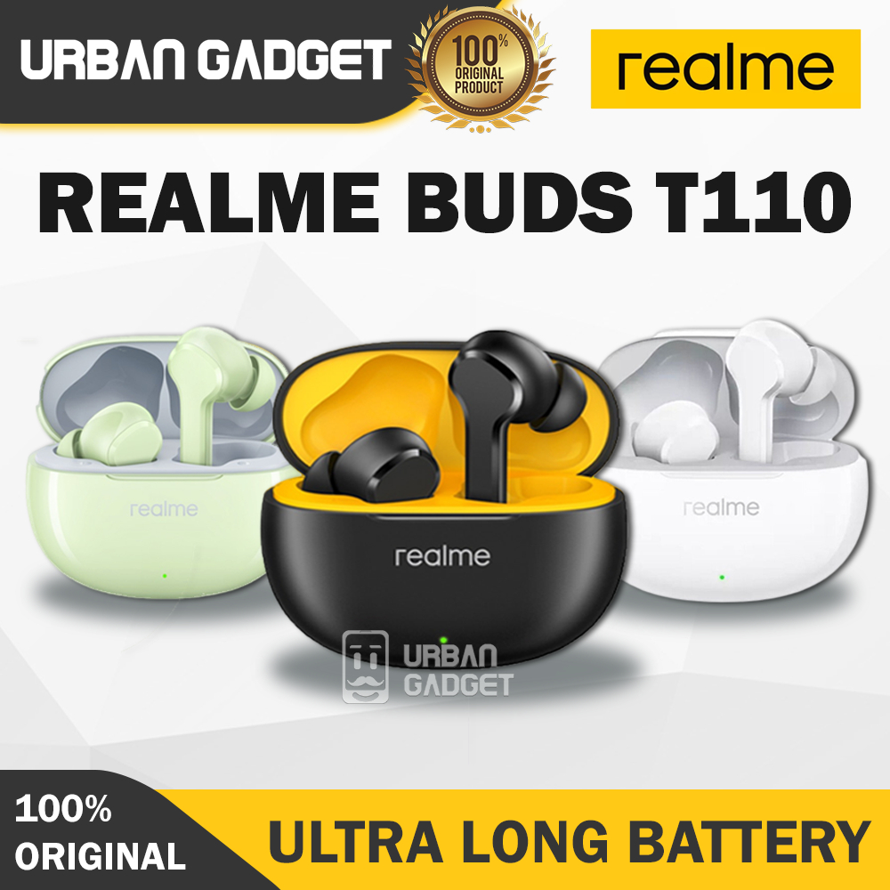 REALME TECHLIFE BUDS T110 T100 BLUETOOTH EARBUDS WIRELESS GAMING ...