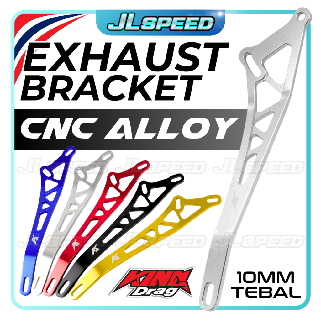 Bracket Ekzos Y15 Y16 LC135 Alloy Cnc Muffler Bracket Exhaust Braket ...