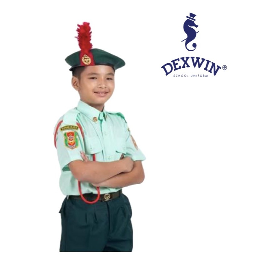 .DEXWIN Uniform Persatuan TKRS TUNAS KADET REMAJA SEKOLAH Lengan Pendek ...