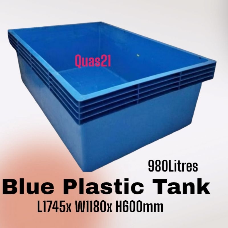 Guppy Blue Plastic Tank L6'XW4'XH2' (1745x1180x600mm) | Shopee Malaysia
