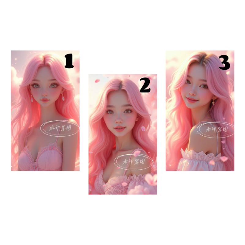 Ai Creator wallpaper image background avatar imej girl perempuan cantik ...