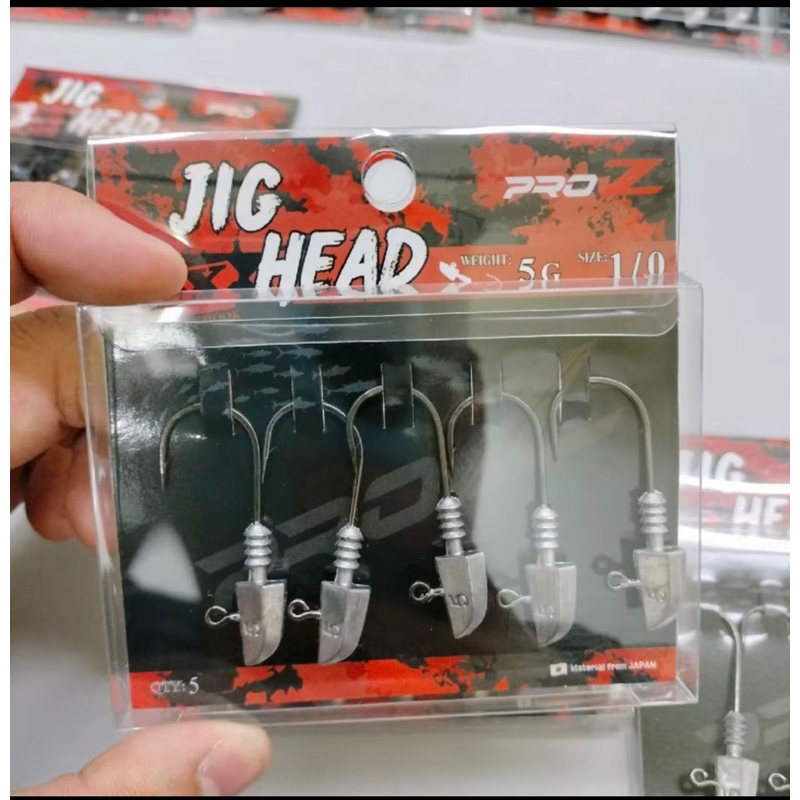 Pro z jig head 5PCS 3x STRONG JIG HEAD 5G , 7G SOFT PLASTIC WORM ...