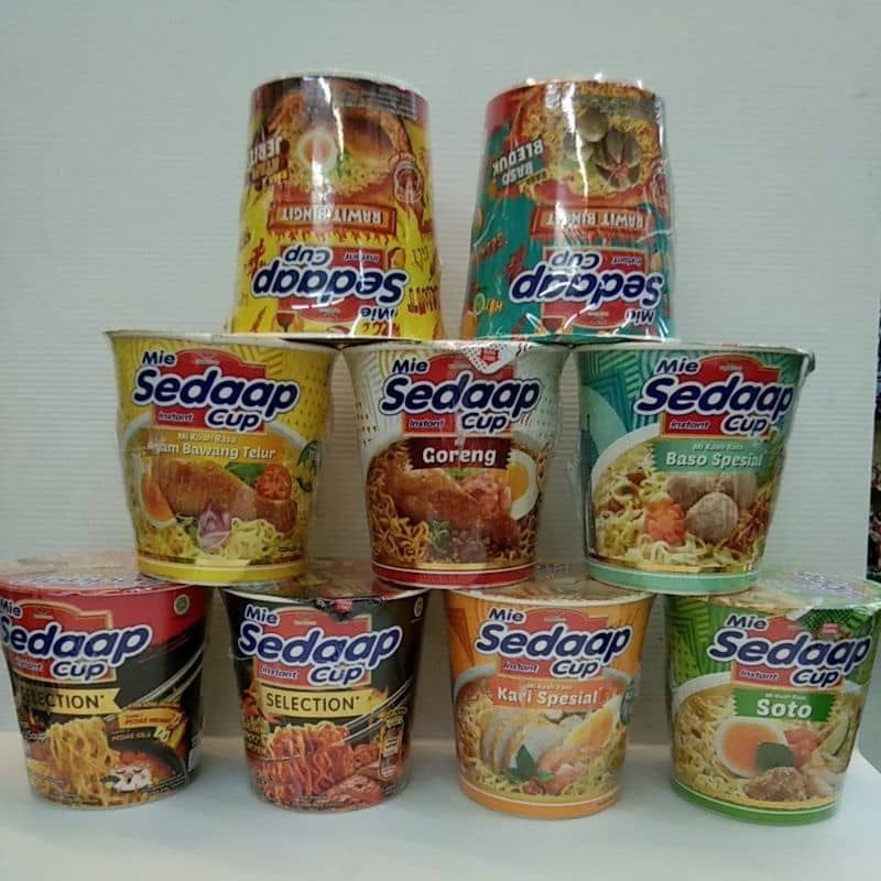 Mie Sedaap Cup Goreng Kuah Smua Varian Rasa | Shopee Malaysia