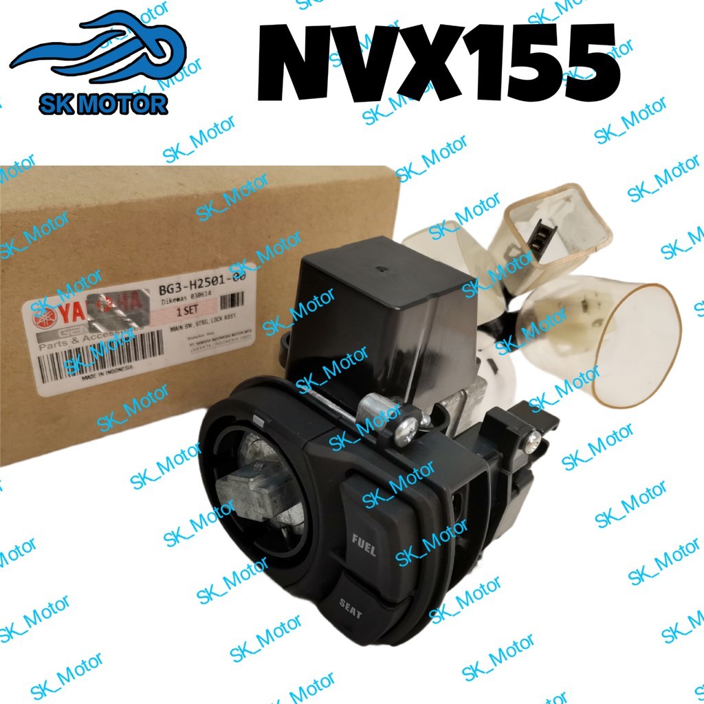 Yamaha NVX155 NVX 155 V1 Original Ignition Main Switch / Full Set Switch / Key Set / Suis Kunci ...