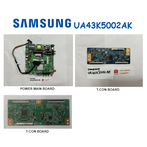 SAMSUNG LED TV UA43K5002AK 43K5002AK 43K5002 Power Main Board MSD6308-T8C2 T-Con 42T34-C03 ...