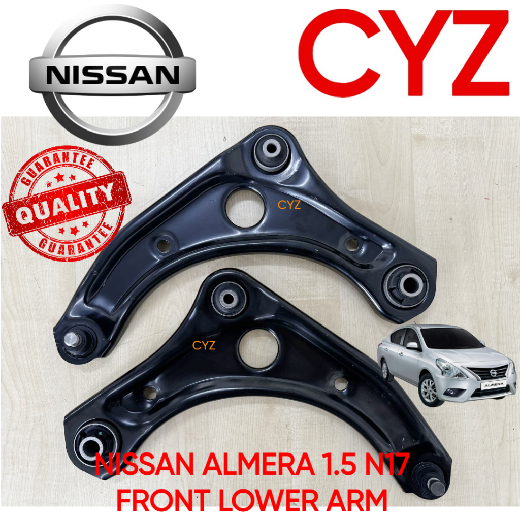 Front Lower Arm NISSAN ALMERA N17 LH + RH (NISSAN JAPAN) | Shopee Malaysia