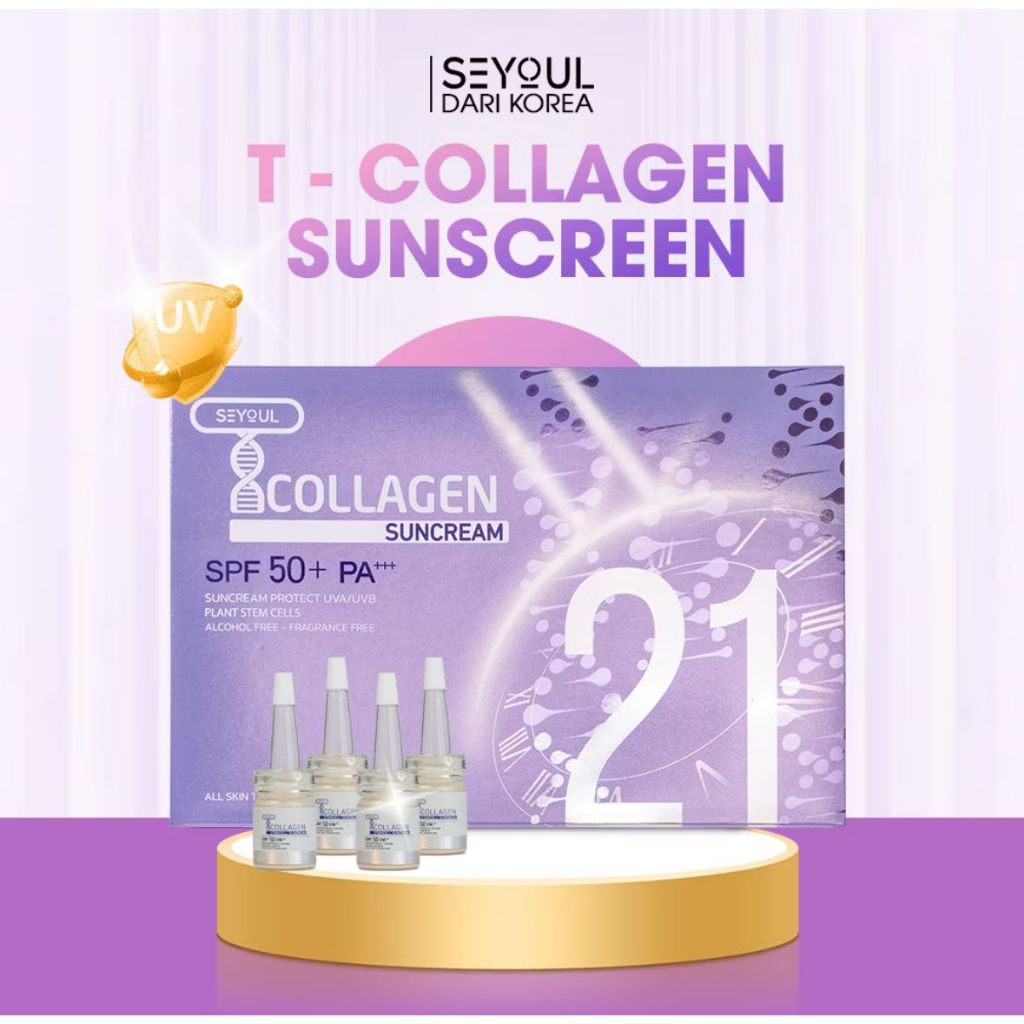 SEYOUL T- Collagen Sunscreen Serum 3IN1, Sunblock Multi Protection ...