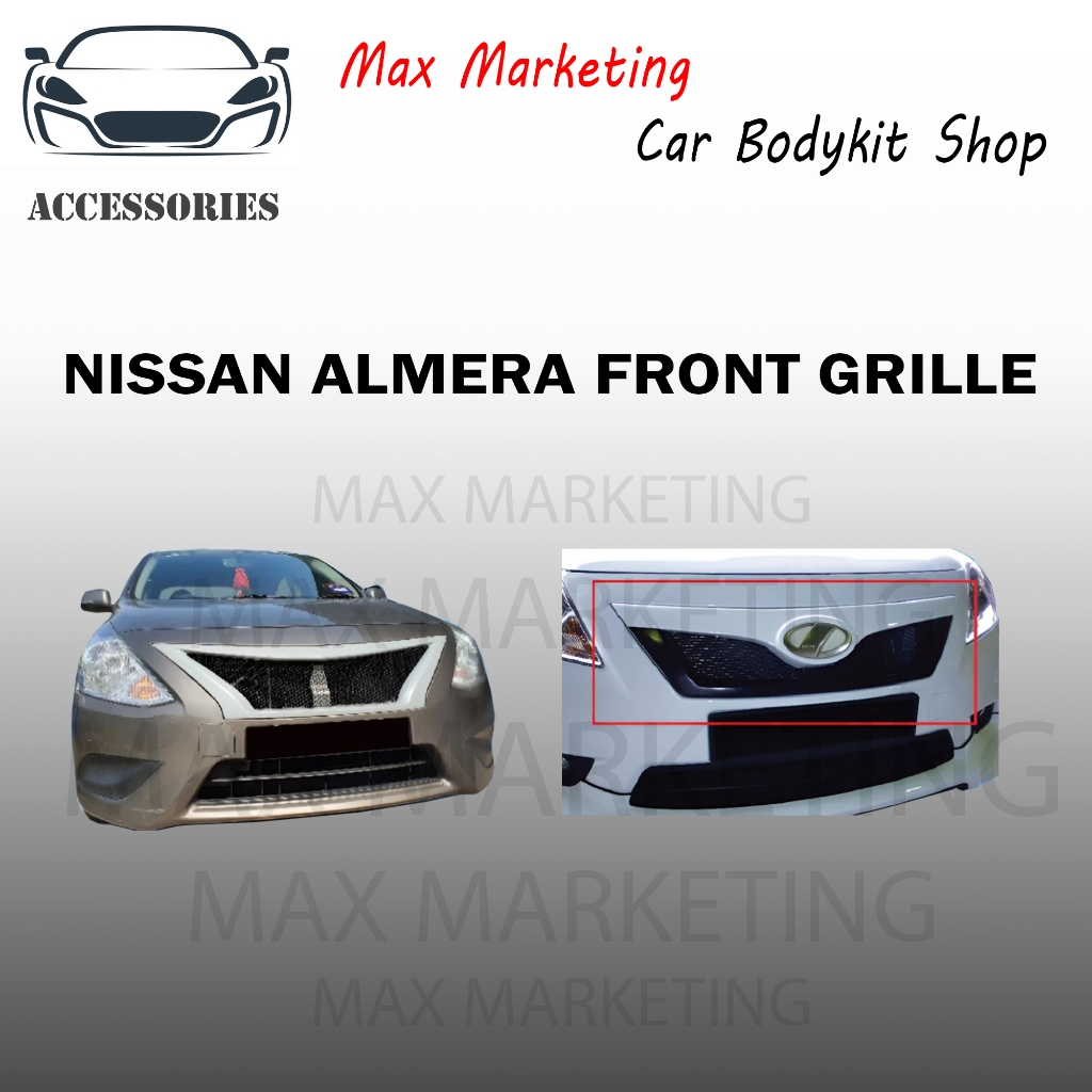 NISSAN ALMERA FRONT GRILLE GRILL IMPUL FIBER PU ABS | Shopee Malaysia
