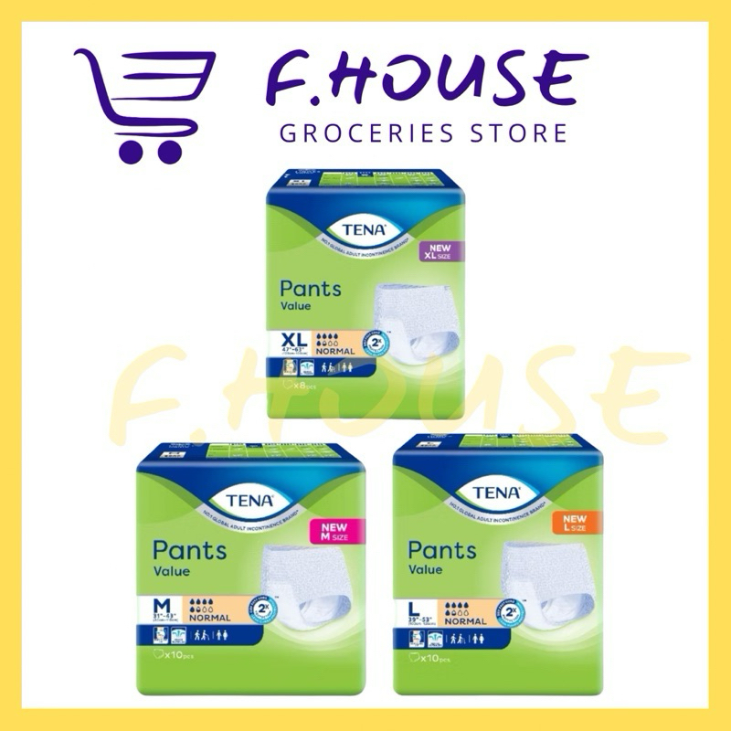 TENA Pants Value Adult Diaper (M10s/L10s/XL8s) | Shopee Malaysia