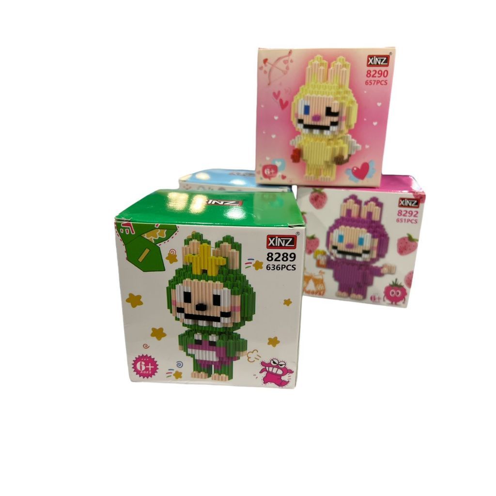Xinz Blocks Labubu Design Block Labubu NANO BLOCKS BRICKS Toys PUZZLE ...