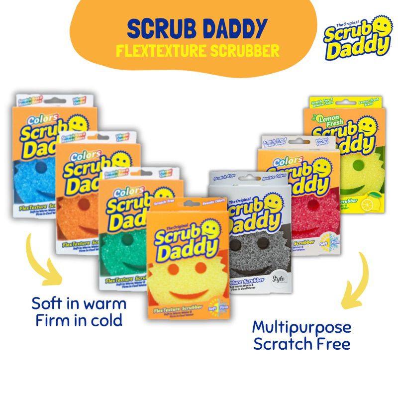 [Scrub Daddy MY] Scrub Daddy FlexTexture Sponge Cleaning Household ...