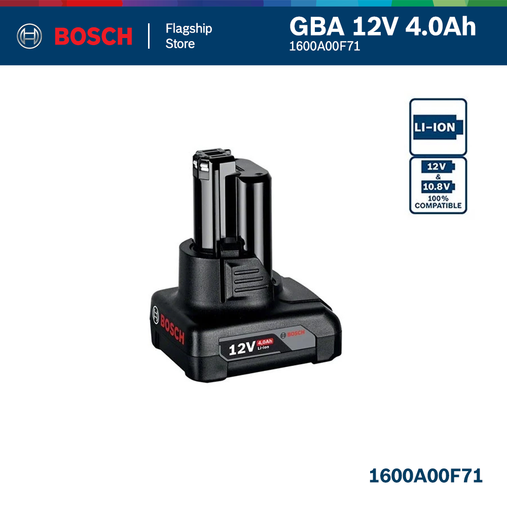 BOSCH GBA 12V 4.0Ah Professional Battery Pack- 1600A00F71 | Shopee Malaysia