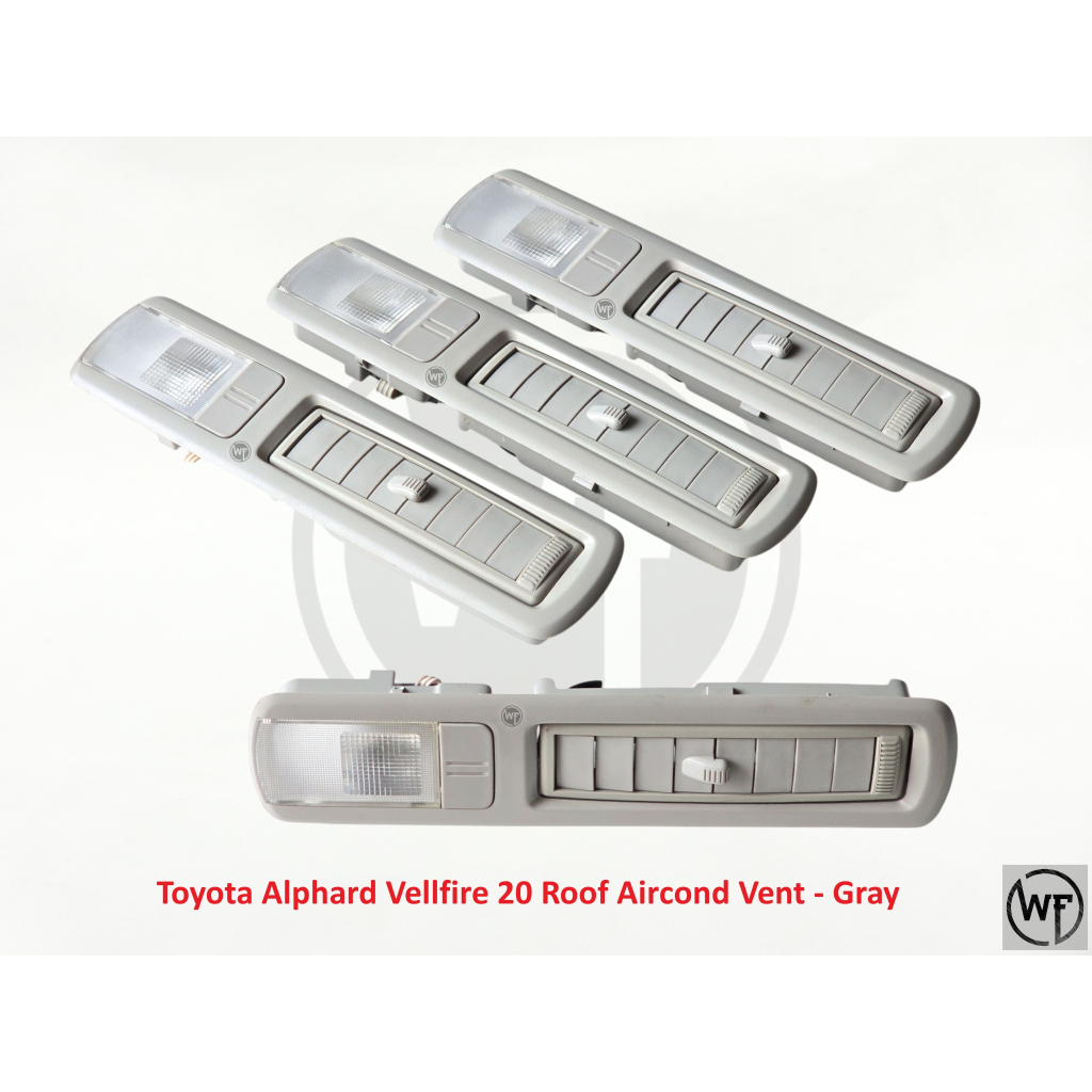 Toyota Alphard Vellfire ANH20 Roof Lamp Aircond Vent - Gray GGH20 GGH25 ...