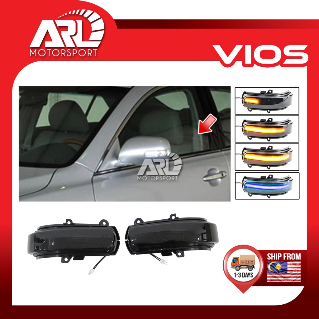 Toyota Vios Dugong Dynamic LED Turn Signal Light Side Mirror Lamp ...