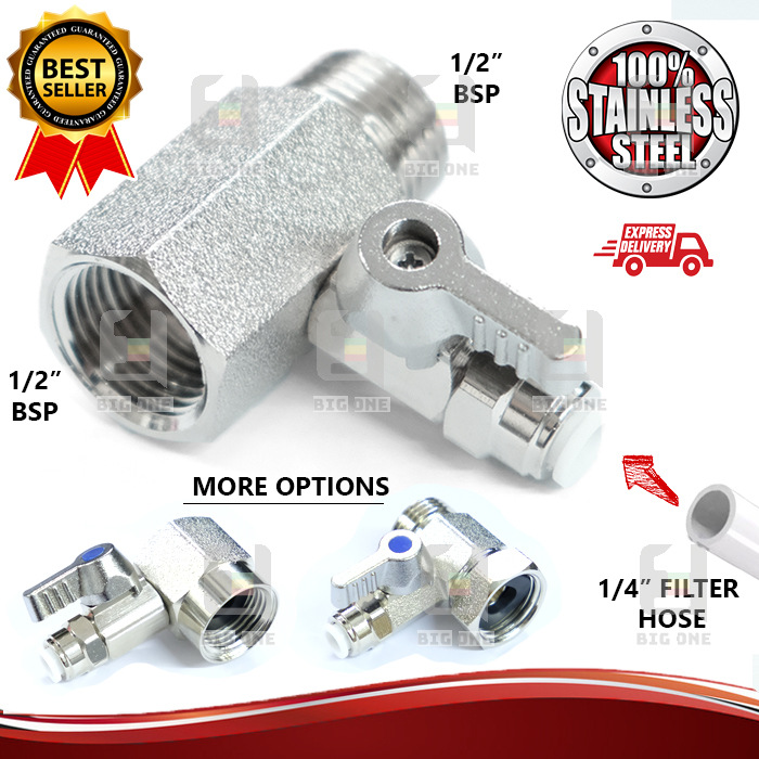 6MM STAINLESS STEEL COWAY ADAPTOR WATER FILTER RO JOINT FITTING RO ...