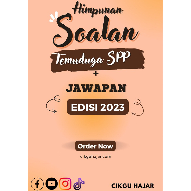 HIMPUNAN SOALAN + JAWAPAN TEMUDUGA SPP EDISI 2023 | Shopee Malaysia