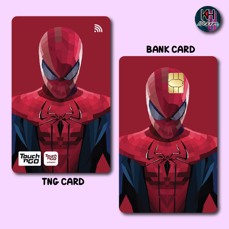 SPIDERMAN - TOUCH N GO CARD / ATM CARD STICKER COVER, TNG CARD, BANK ...