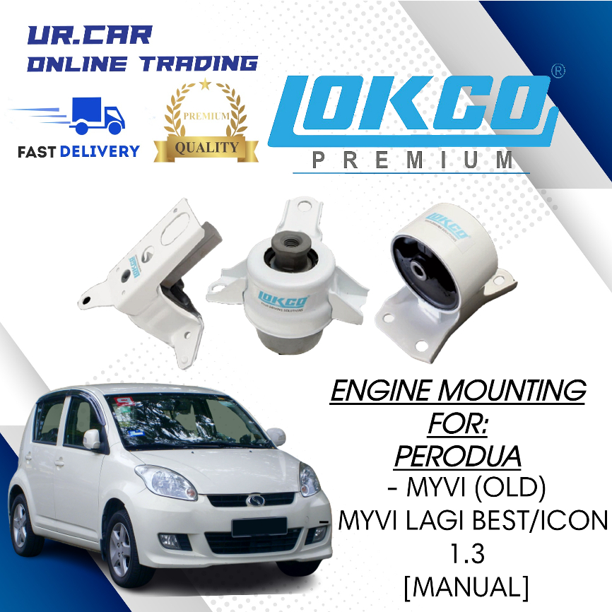 LOKCO PREMIUM PERODUA MYVI (OLD) , MYVI LAGI BEST / ICON 1.3 [MANUAL ...
