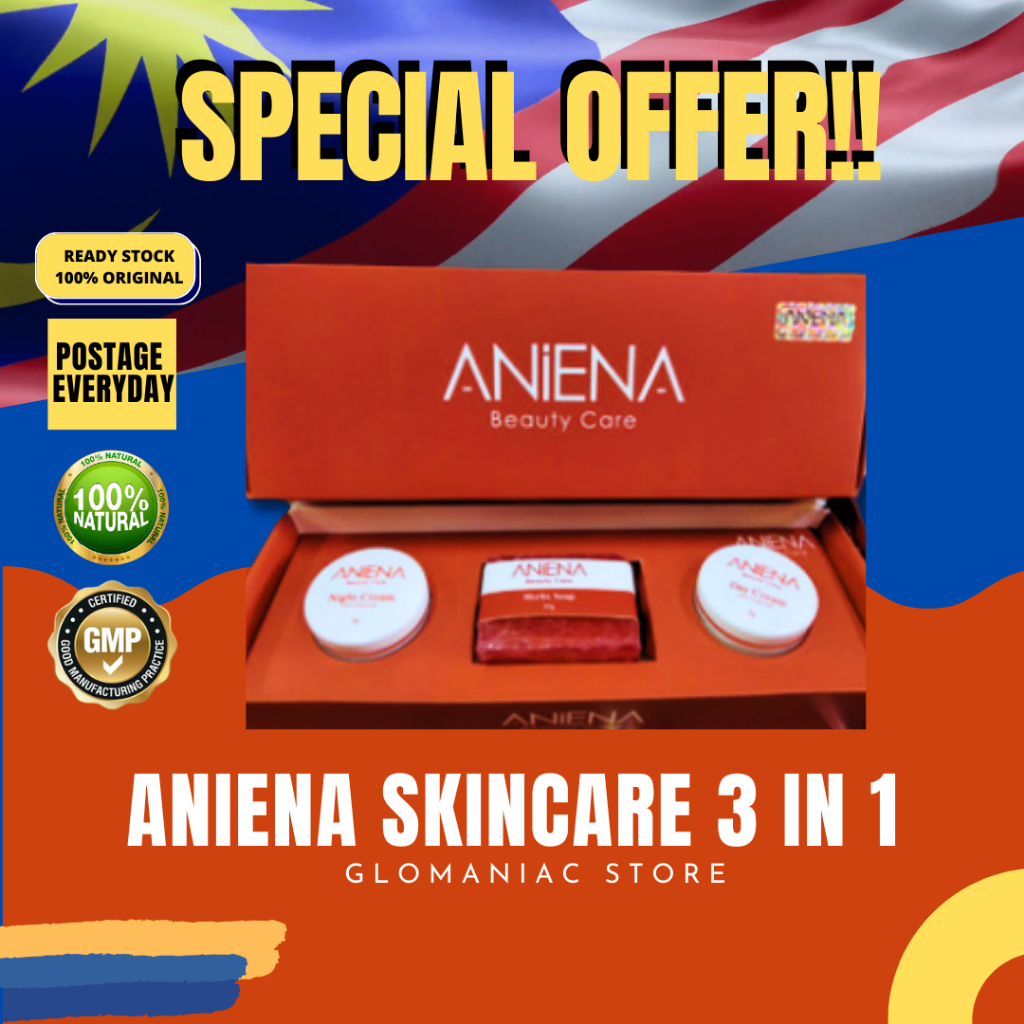ANIENA SKINCARE 3 IN 1 (WHITENING HERBAL SOAP, DAY AND NIGHT CREAM ...