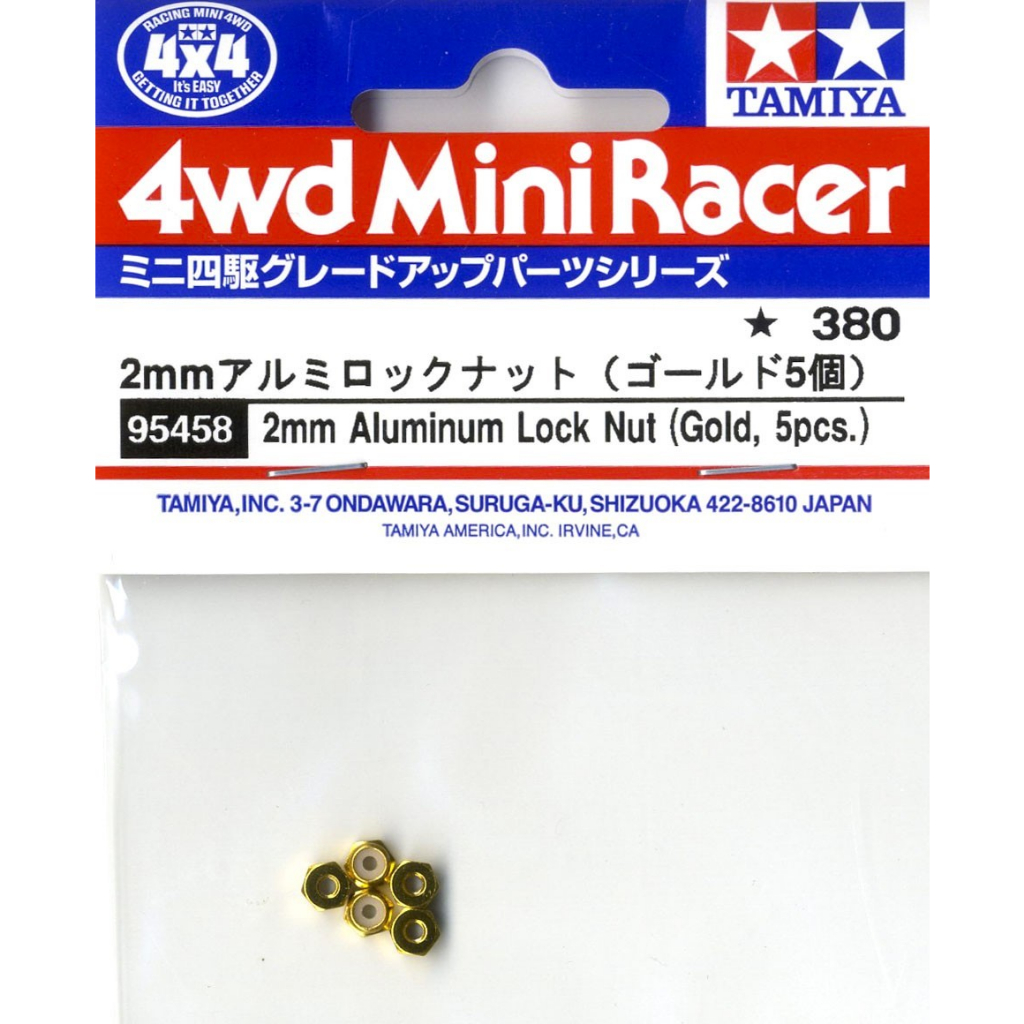 Tamiya 95458 2mm Aluminum Lock Nut (Gold 5) (Mini 4WD) | Shopee Malaysia