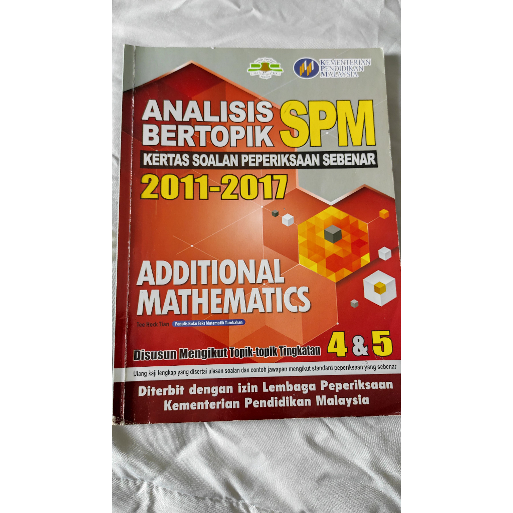 SPM Analisis Bertopik Kertas Soalan Sebenar (2011-2017) Additional ...