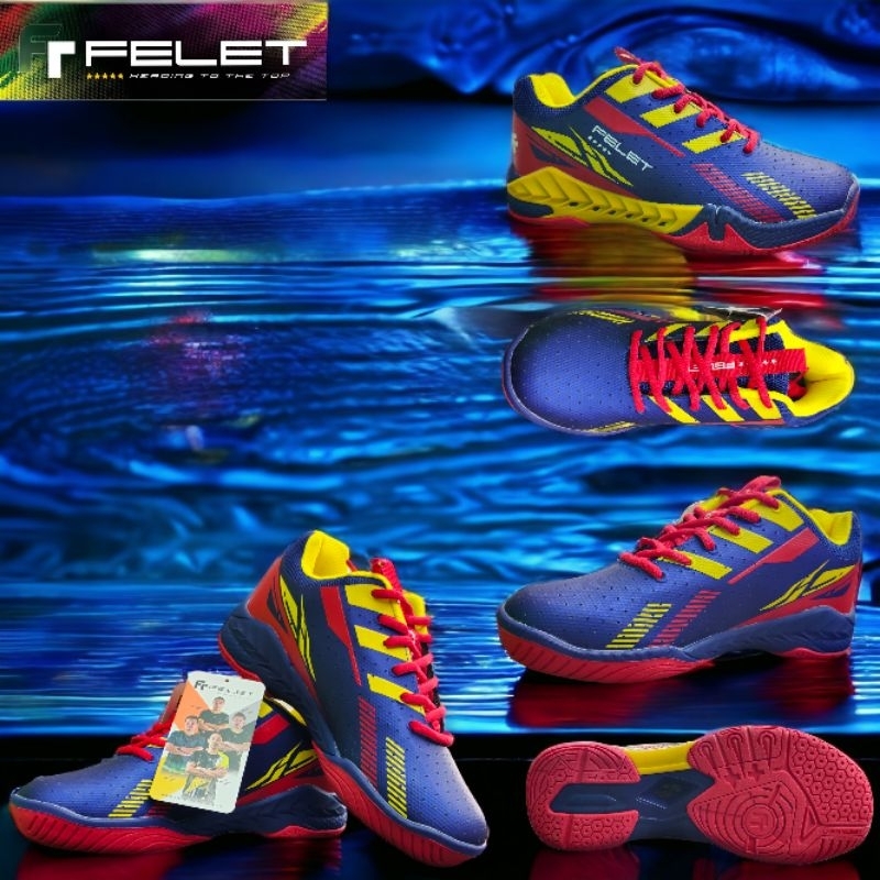 FELET POWER BOOST (FREE SOCK) ORIGINAL BADMINTON SHOES | Shopee Malaysia