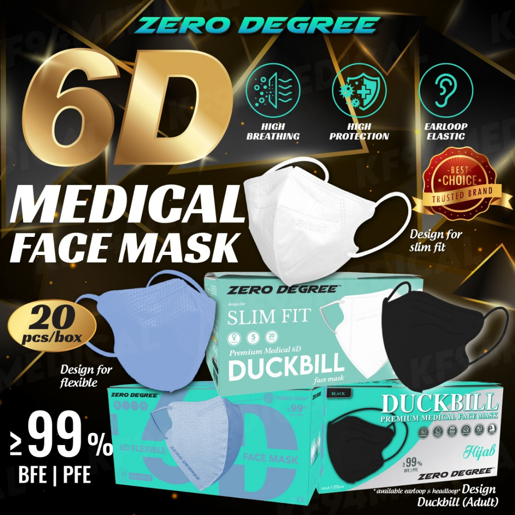 Zerodegree Duckbill mask 3D Disposable Mask Face Mask Earloop Medical ...
