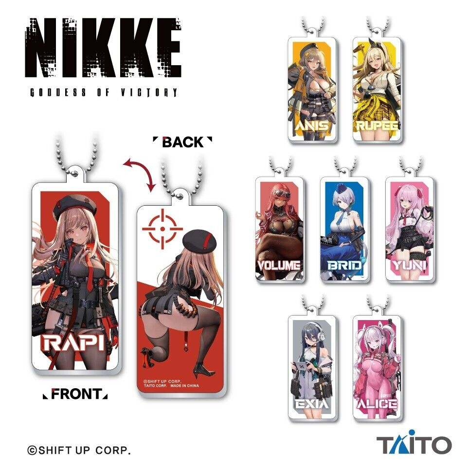 GODDESS OF VICTORY NIKKE Acrylic Keychain Complete set of 8 Japan ...