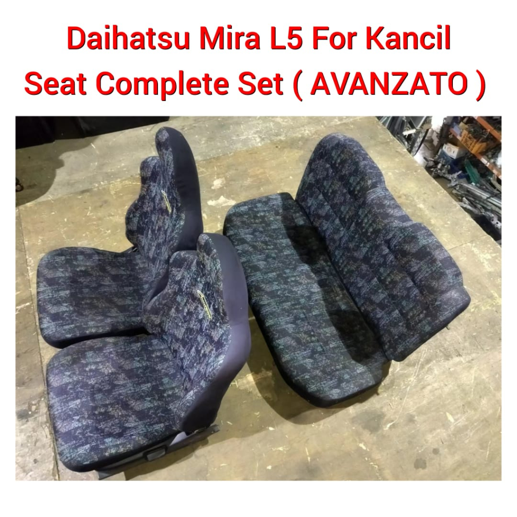 Perodua Kancil Mira L5 Seat Complete Set ( AVANZATO ) / Car Cushion ...