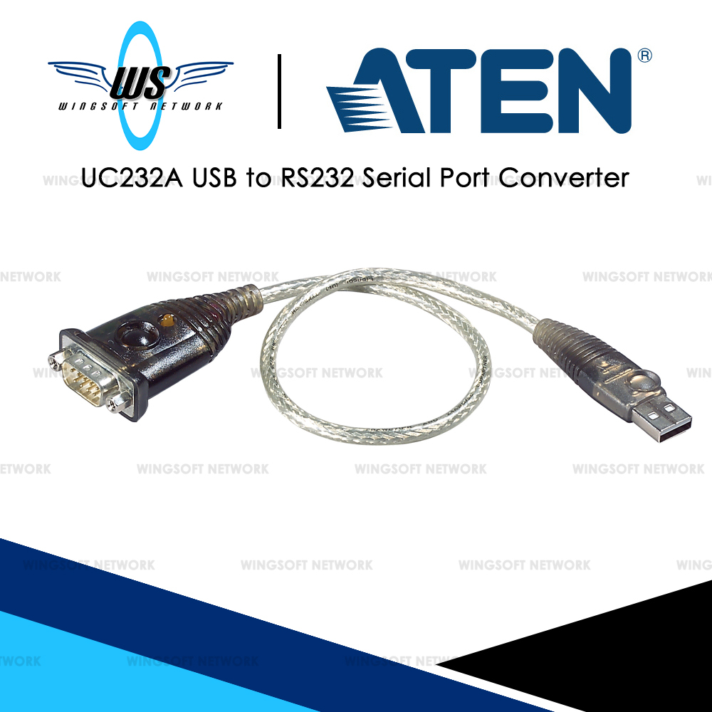 ATEN UC232A USB to RS232 Serial Port Converter (35cm) | Shopee Malaysia