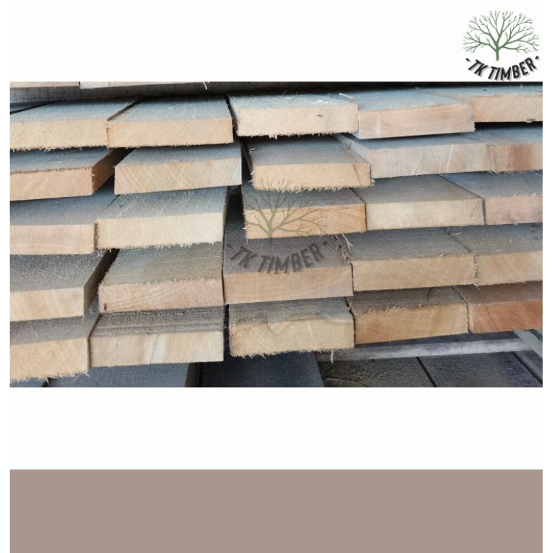 1" x 5" Solid Wood Yellow Meranti Grade A [ 1 - 5 FT ] / 1"x5" Kayu ...