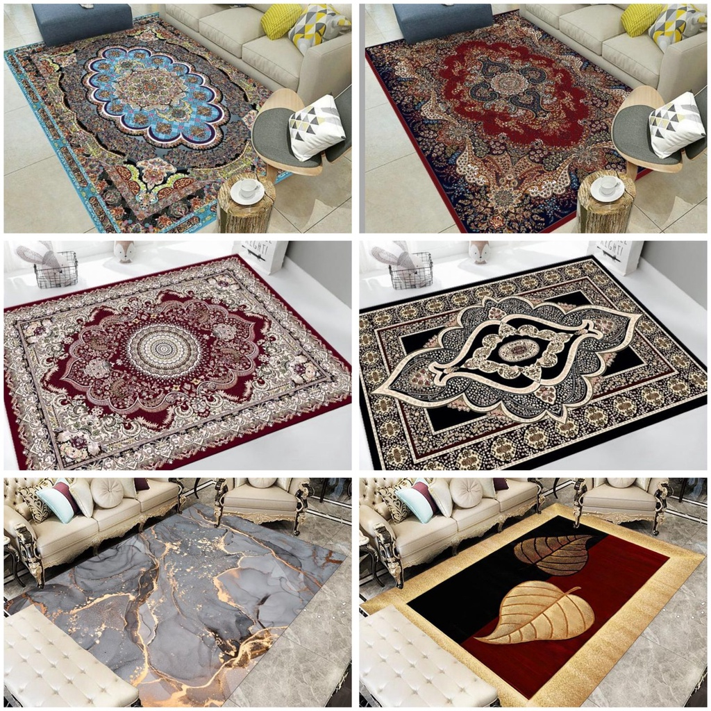 Size M (90x120cm) Carpet Viral Desain Baru Ready Stock for Home ...