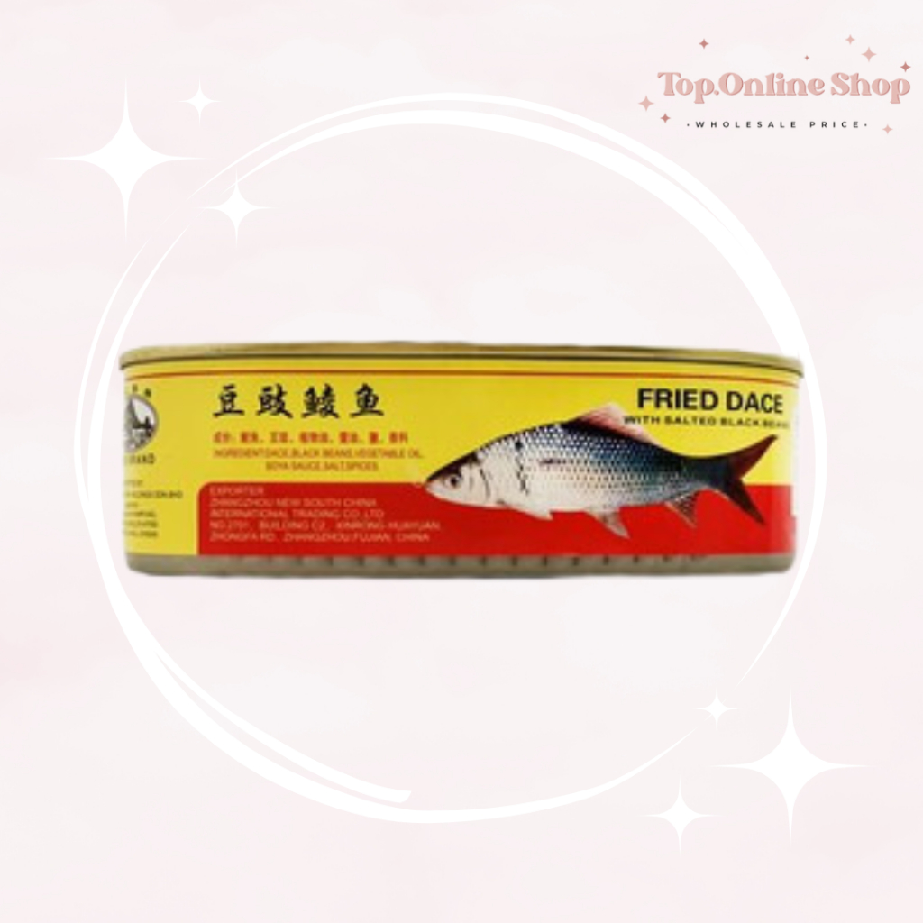 FRIED DACE WITH SALTED BLACK BEANS 豆豉鲮鱼罐头 （184G） | Shopee Malaysia