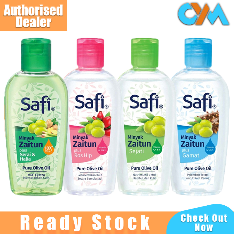 Safi Minyak Zaitun Sejati Serai Halia Ros Hip Gamat 280ml Pure Olive ...