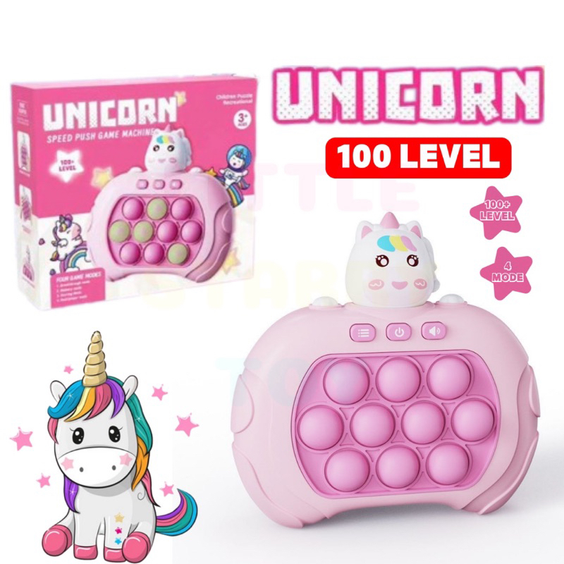 Quick Push Game Pop It Electronic Speed Educational Toys Bubble Fidget ...