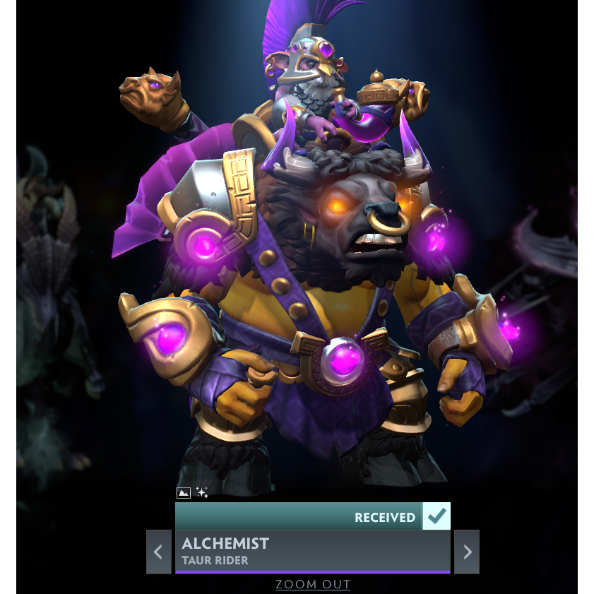 Dota 2 Alchemist Collector Cache - Taur Rider Alche [Need add friend 30 ...