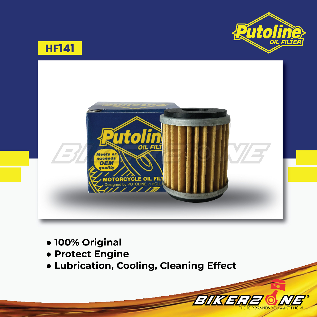PUTOLINE Oil Filter for Motorcycle YAMAHA WR125R, YZF R125, WR250F ...