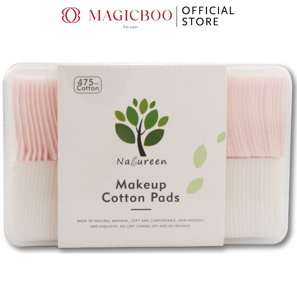 Magicboo Natureen H6726 New Dual Function Cotton Pad (475 Pcs) | Shopee ...