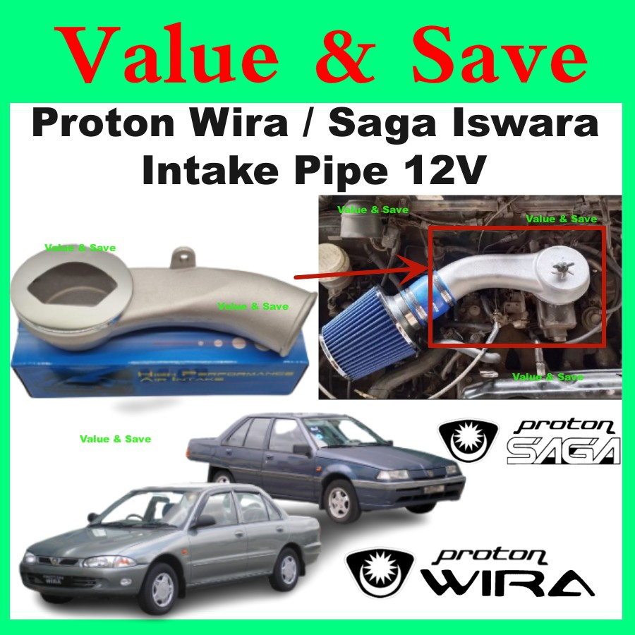 Proton Wira Saga Iswara Air Filter Intake Pipe LMST 12V Sporty Racing ...
